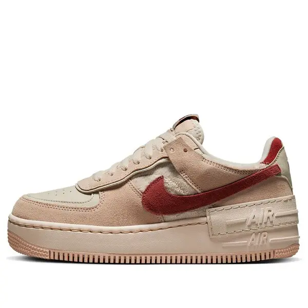 Nike Force 1 Shadow 'shimmer' Sneakers - Gray/pink