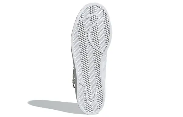Adidas Originals Superstar With Embellished Detailing - White/grey