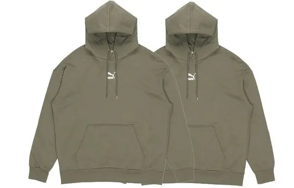 PUMA Logo Knit Hoodie