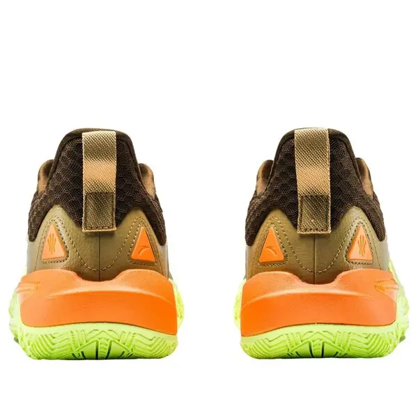 ANTA Kai 1 Speed "young At Heart" Sneakers - Tan/volt/orange