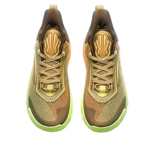 ANTA Kai 1 Speed "young At Heart" Sneakers - Tan/volt/orange