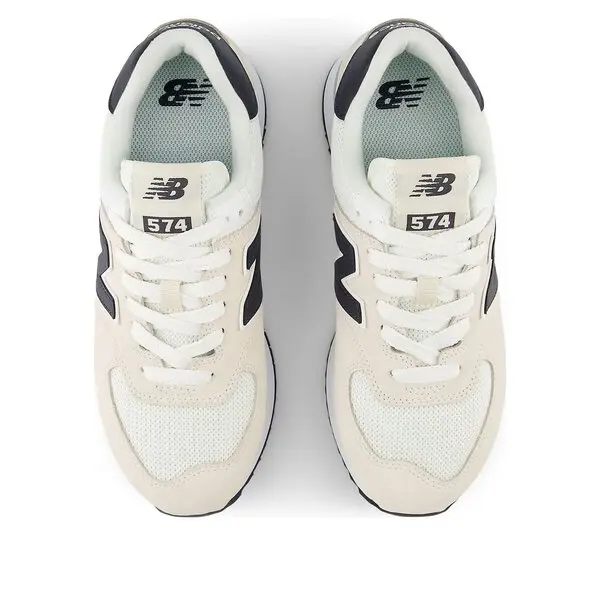 NEW BALANCE 574 Plus Platform Sneakers - Linen/sea Salt/phantom