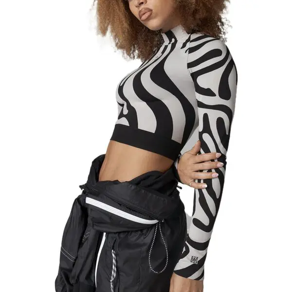 Adidas By Stella Mccartney Seamless Wolford Crop Top