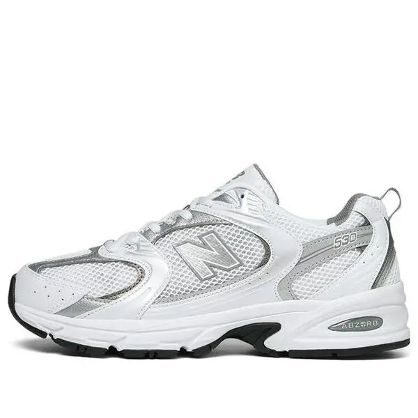 NEW BALANCE 530 Silver Athletic Sneakers - White