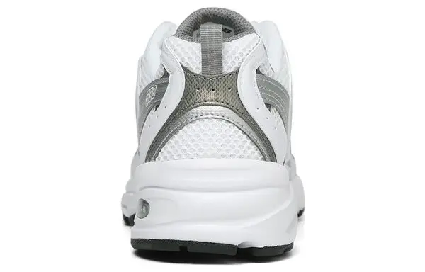 NEW BALANCE 530 Silver Athletic Sneakers - White