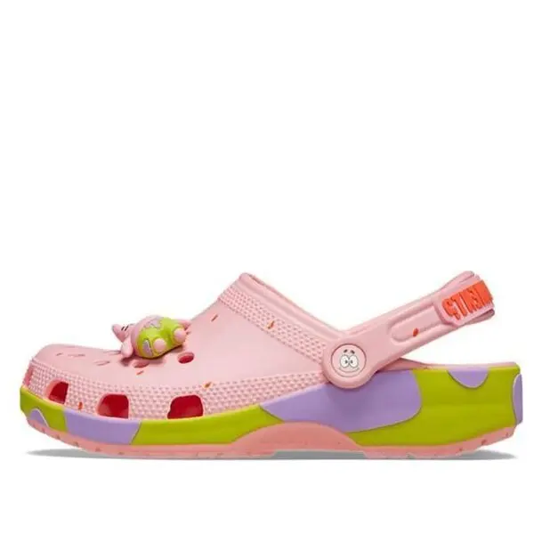 CROCS X Spongebob Squarepants Classic Clog "patrick - Pink/green