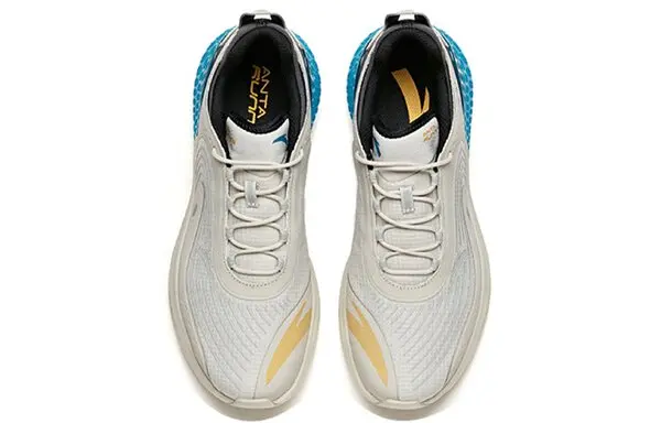 ANTA C37+ Athletic Sneakers - Gray/black/blue