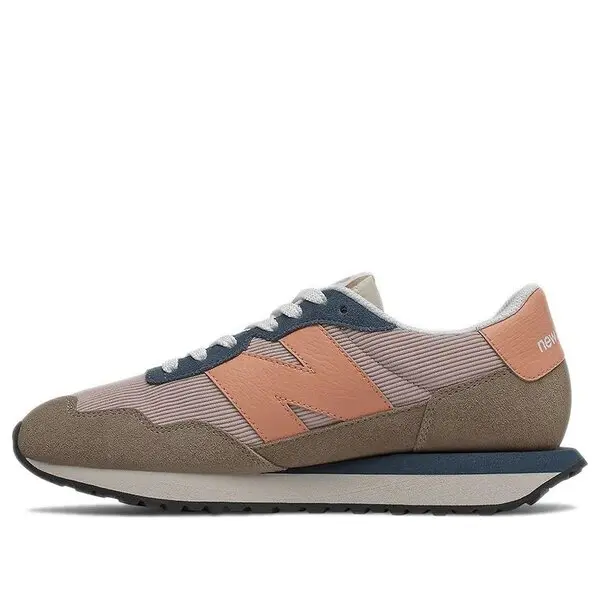 NEW BALANCE 237 Low Top Sneakers - Pink/brown/orange