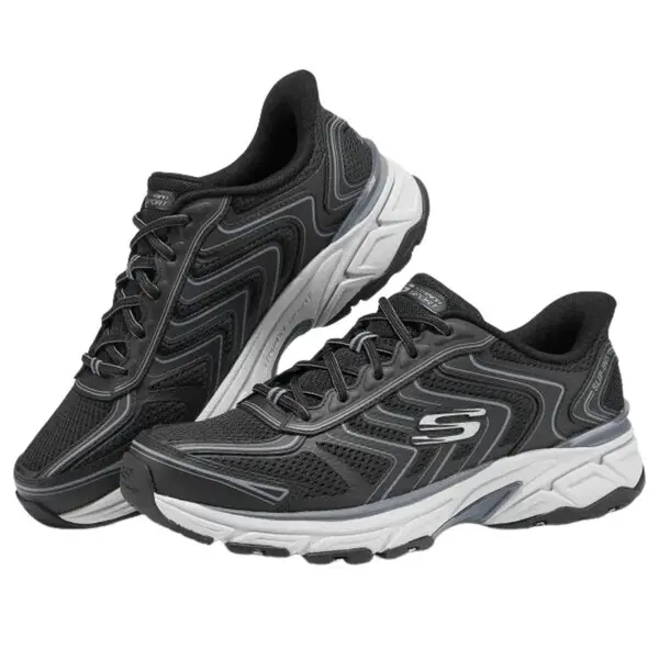 Sketchers Stamina Athletic Sneakers - Black