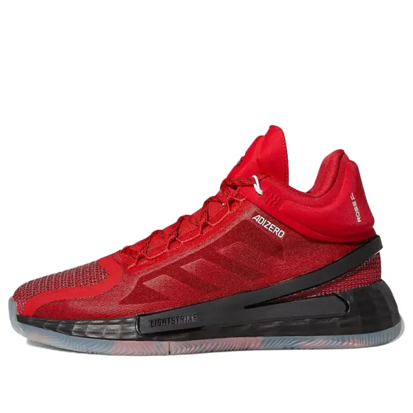 Adidas D Rose 'brenda' High-top Sneakers - Red/black