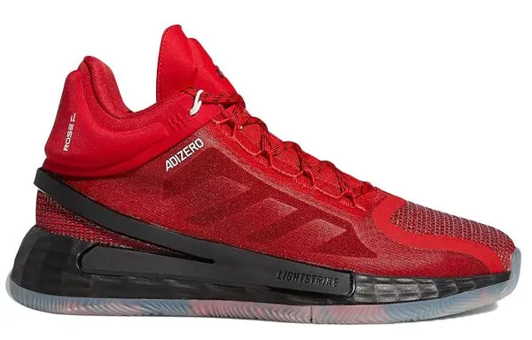 Adidas D Rose 'brenda' High-top Sneakers - Red/black