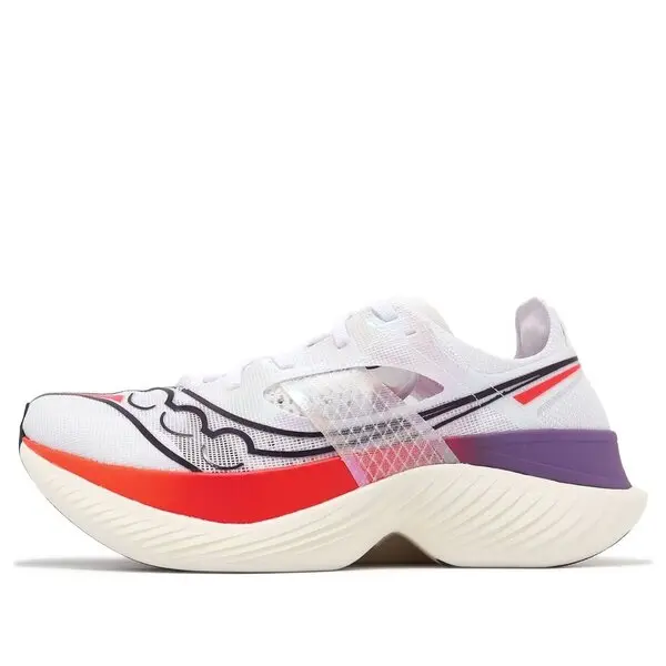 Saucony Endorphin Elite Sneakers - White/vizired