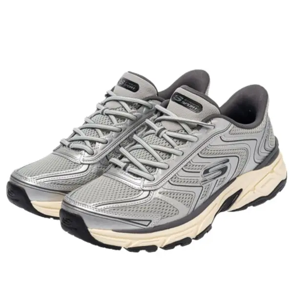 Sketchers Stamina Sneakers - Silver/grey