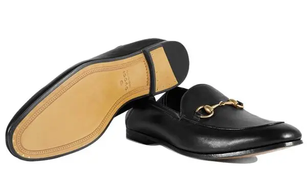 Gucci Leather Loafers With Horsebit Detail