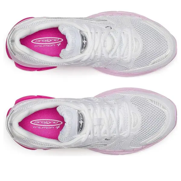 Saucony Progrid Triumph 4 Sneakers - White/pink