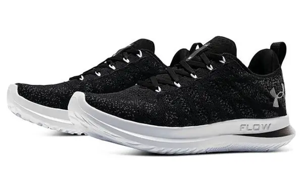 Under Armour Flow Velociti 3 Athletic Sneakers - Black/white