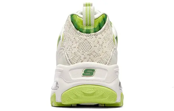 Sketchers D'lites 1.0 Chunky Sneakers - Beige/green