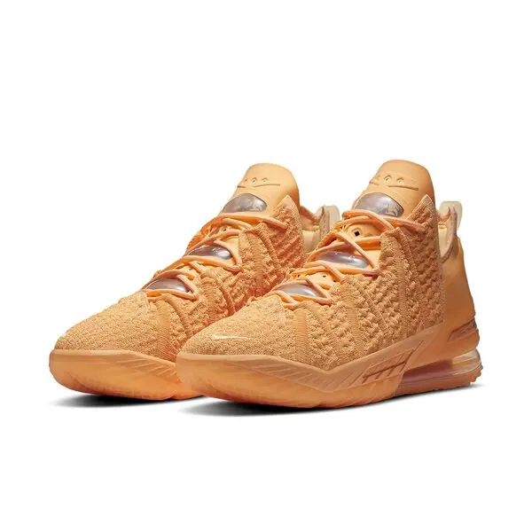 Nike Lebron 18 Ep "sisterhood" High Top Lace-up Athletic Sneakers - Melon Tint
