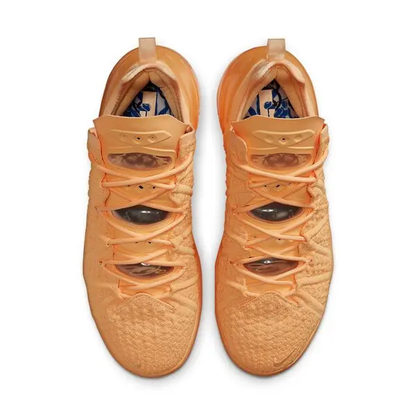 Nike Lebron 18 Ep "sisterhood" High Top Lace-up Athletic Sneakers - Melon Tint