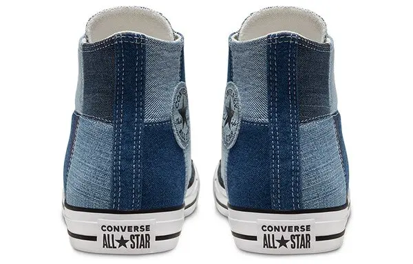 CONVERSE Chuck Taylor All Star High Top Denim Patchwork Sneakers