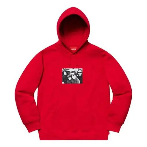 Supreme The Velvet Underground Hooded Sweatshirt - Red