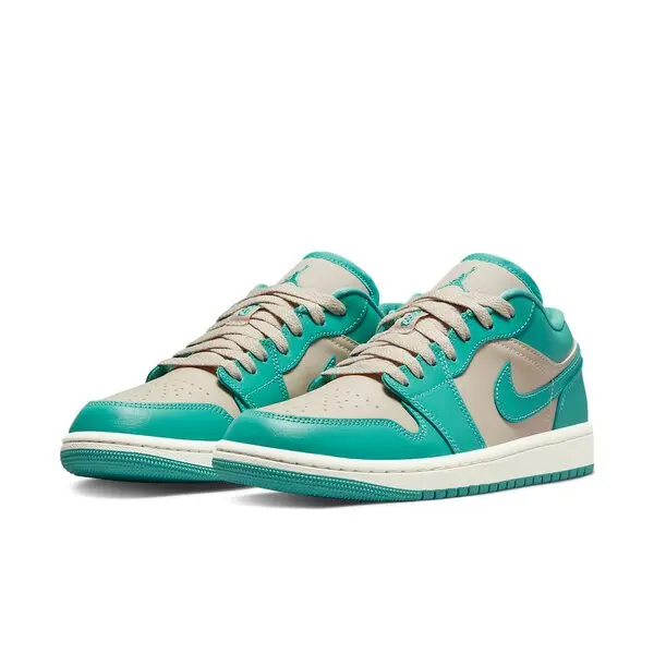 JORDAN 1 Low "tropical Teal - Cream/blue