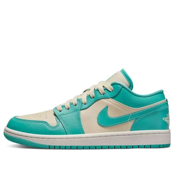 JORDAN 1 Low "tropical Teal - Cream/blue