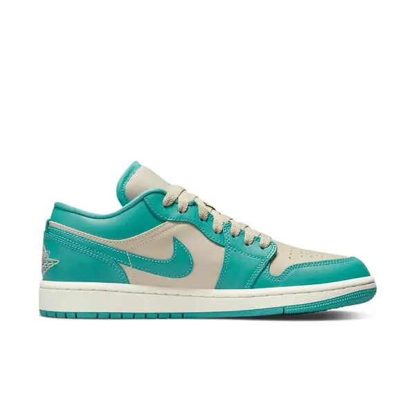 JORDAN 1 Low "tropical Teal - Cream/blue