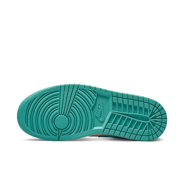 JORDAN 1 Low "tropical Teal - Cream/blue