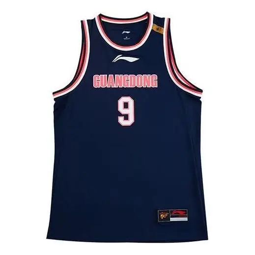 LI-NING Cba Guangdong Yi Jianlian Basketball Jersey - Navy/white/red