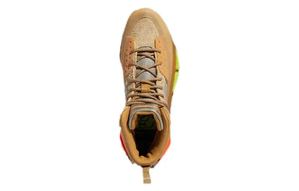 Adidas Pharrell X Hu Nmd_s1 Ryat "cardboard" Sneakers - Khaki/orange
