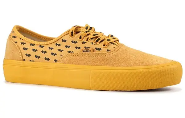 VANS Wtaps X Authentic Syndicate 'wings' Suede Low Top Sneakers - Yellow