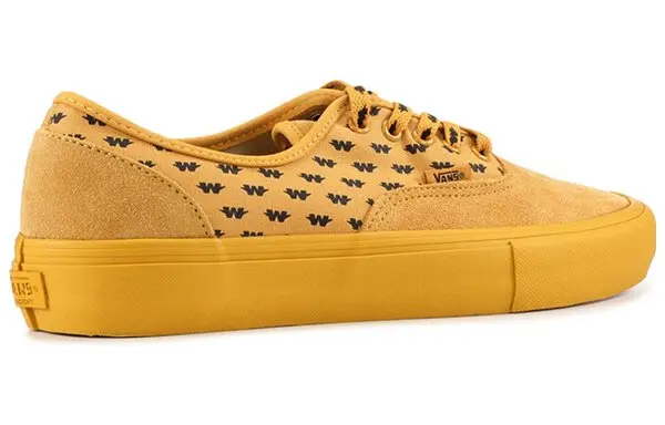 VANS Wtaps X Authentic Syndicate 'wings' Suede Low Top Sneakers - Yellow