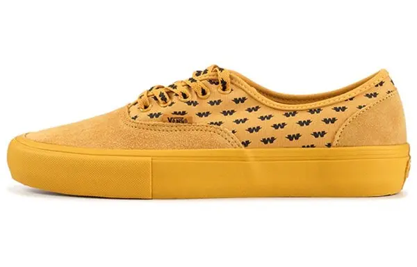 VANS Wtaps X Authentic Syndicate 'wings' Suede Low Top Sneakers - Yellow
