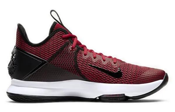 Nike Lebron Witness 4 Athletic Sneakers - Red/black
