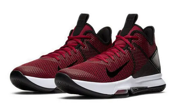 Nike Lebron Witness 4 Athletic Sneakers - Red/black