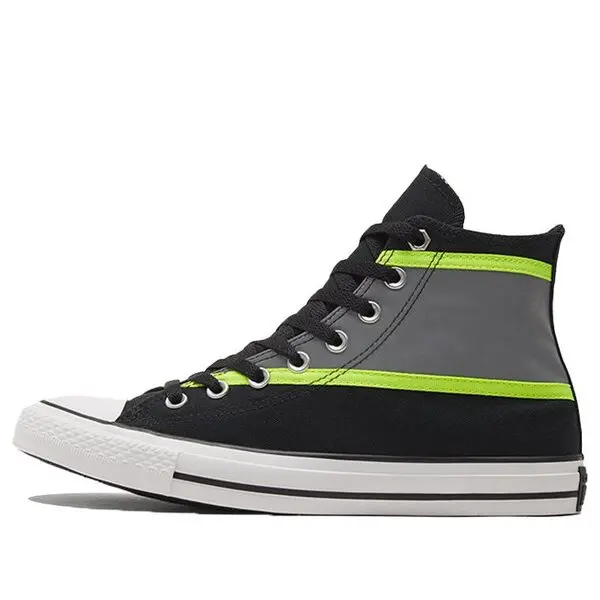 CONVERSE Chuck Taylor All Star High Top Sneakers - Black/green/gray