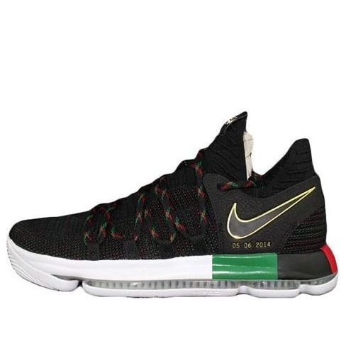 Nike Kd 10 Bhm Athletic Sneakers - Black