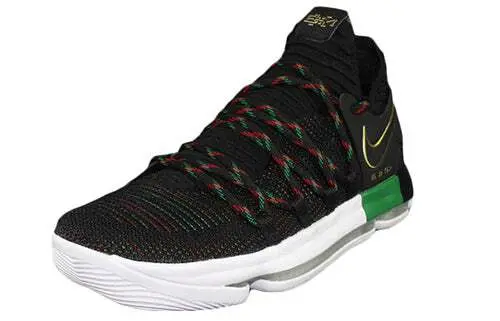 Nike Kd 10 Bhm Athletic Sneakers - Black