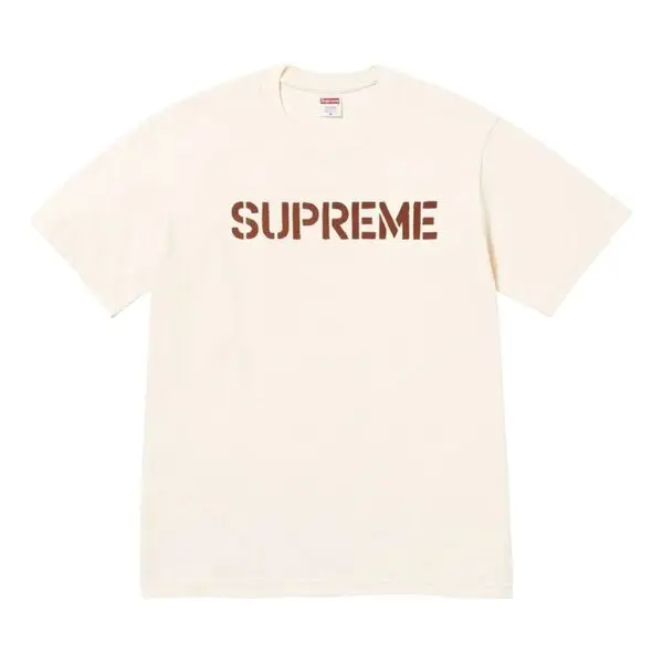 Supreme Ss26 Hard T-shirt - Natural