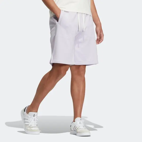 Adidas Neo Solid Color Lacing Casual Straight Shorts