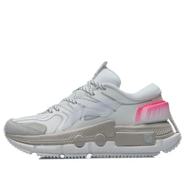 LI-NING Sun Chaser Essential Sneakers - White/grey/pink