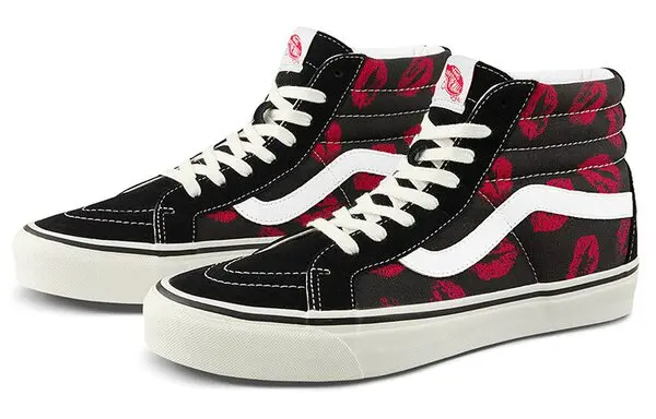 VANS Sk8-hi 38 Dx Anaheim Factory "hotlips - Red/black