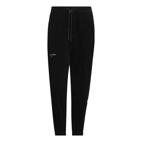 Adidas Corduroy Track Pants - Black