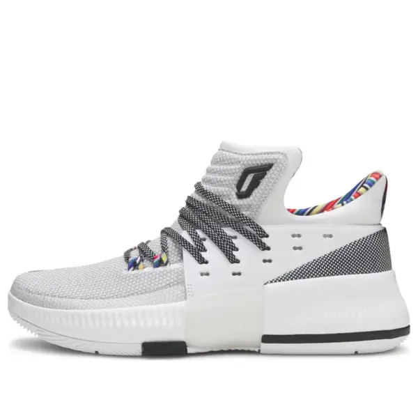 Adidas D Lillard 3 Bhm Sneakers - White/black