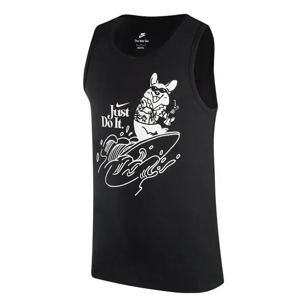 Nike Graphic Printed Tank Top - Black