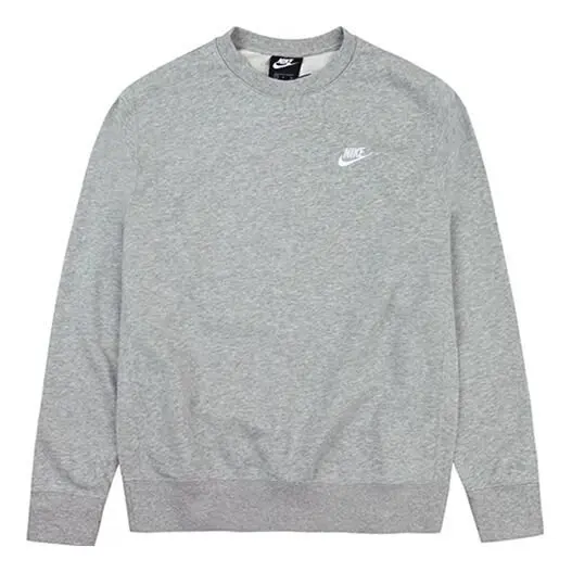 Nike Sportswear Club Crw Casual Sport Round Necklong Sleeve Shirt - Grey