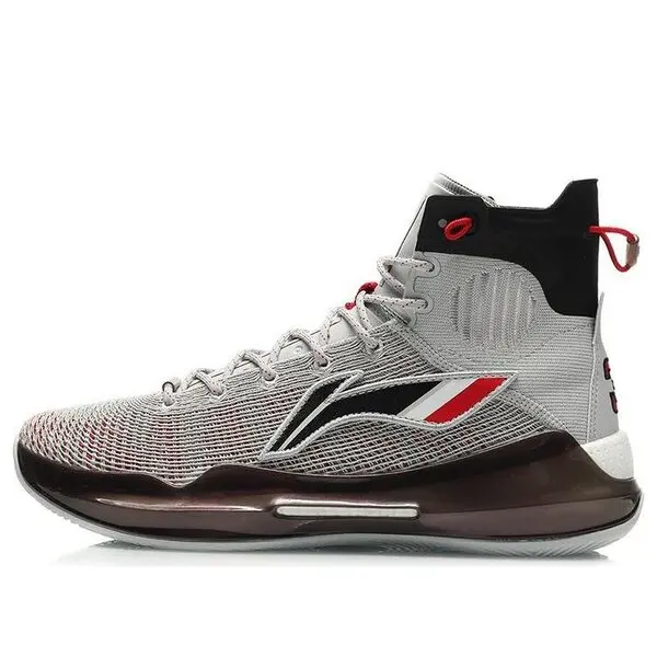 LI-NING High Top Athletic Sneakers - Grey