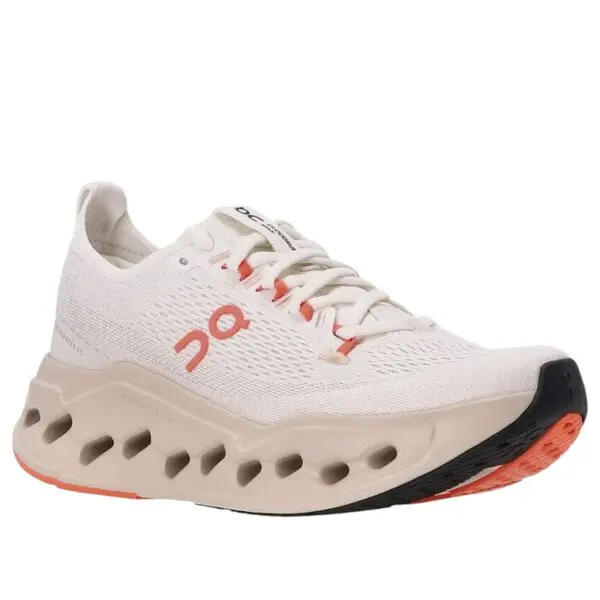 On Cloudsurfer Max Sneakers - Ivory/salmon