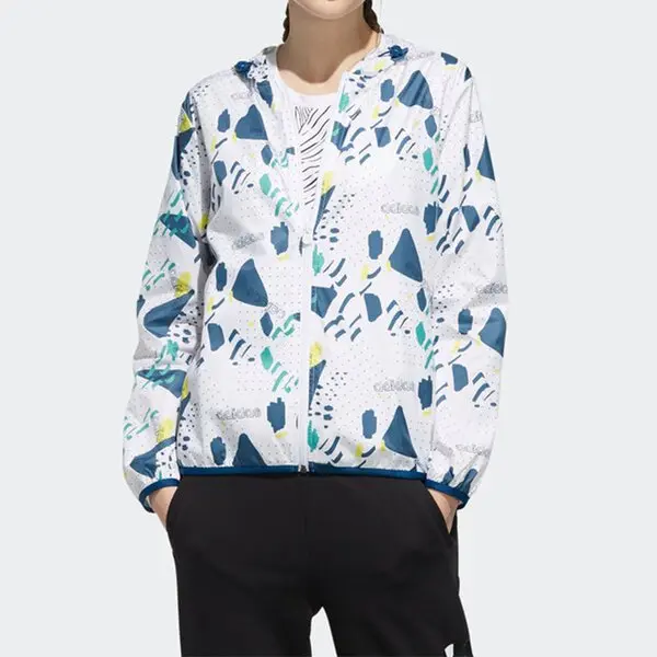 Adidas Neo Hooded Jacket - White